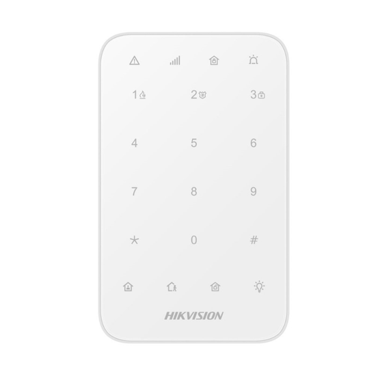 Hikvision Ax Pro Wireless Keypad with Touch Control & Security Alerts ...
